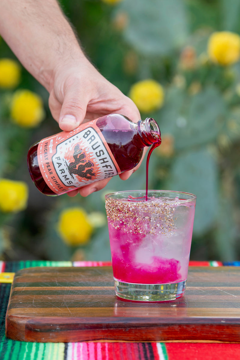 Prickly Pear Simple Syrup | Handpicked From South Texas | Brushfire Farms
